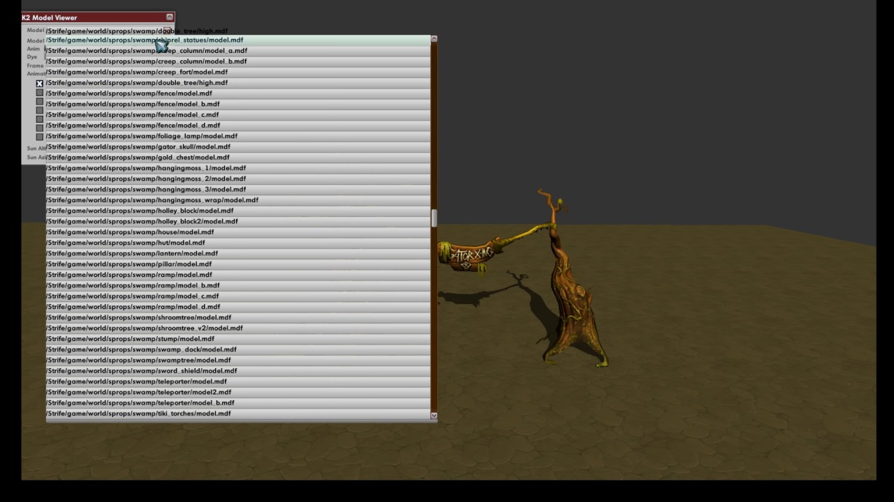 swamp double tree & creep fort - YouTube