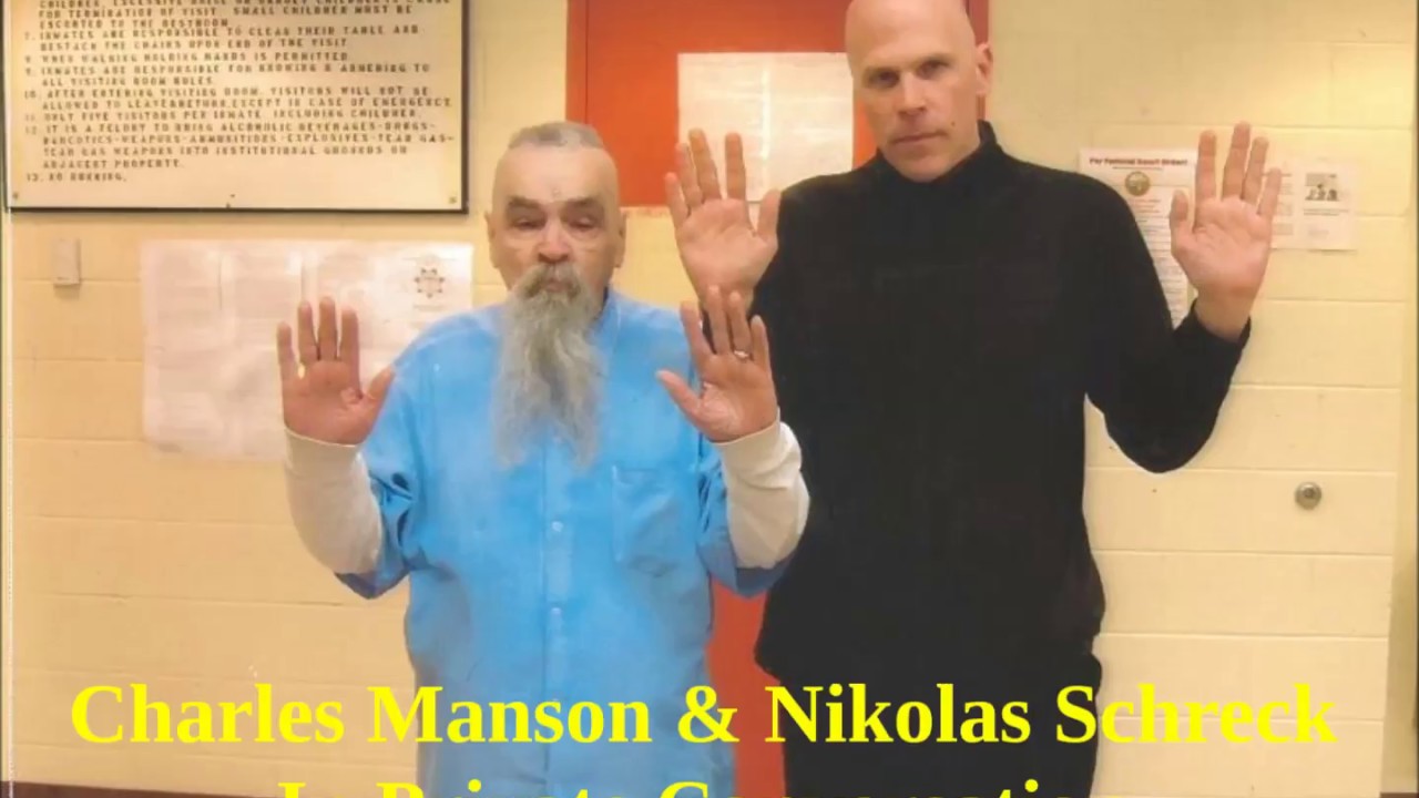 CHARLES MANSON in Private Conversation with NIKOLAS SCHRECK - YouTube