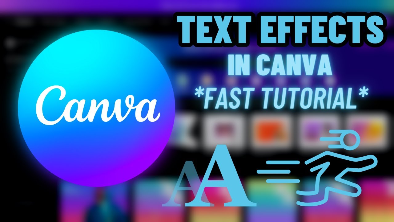 How to add text effects in Canva *FAST TUTORIAL* - YouTube