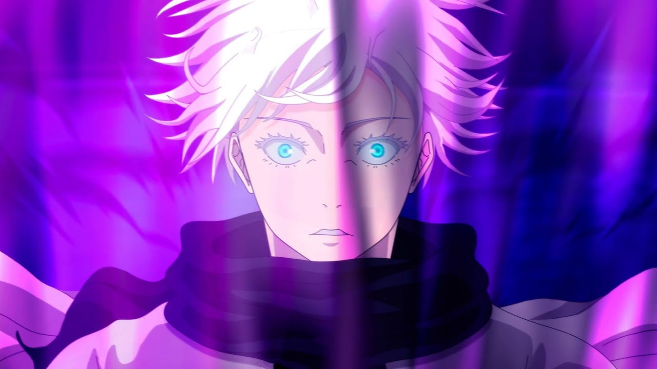 VFX Breakdown: Satoru Gojo purple 200% fan animation - YouTube