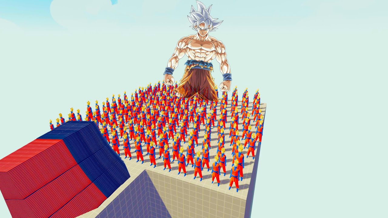 100x GOKU + GİANT vs 2x EVERY GOD l Totally Accurate Battle Simulator ...