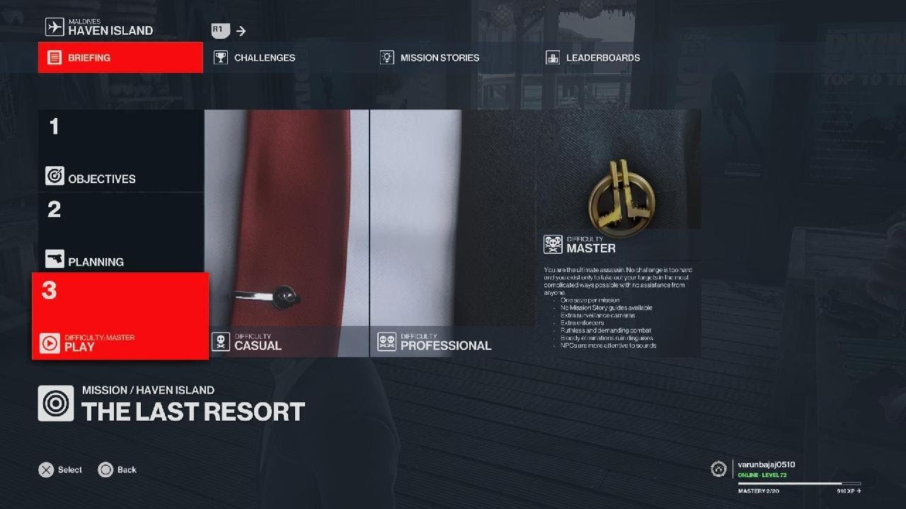 Hitman 3 | Maldives | The Last Resort | Master Difficulty | Silent ...