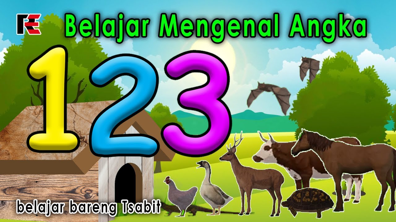 Belajar Mengenal Angka (Belajar Bareng Tsabit dengan Animasi Hewan ...