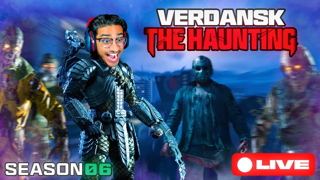 🔴LIVE - NEW SLASHER MODE IN WARZONE!?! (SEASON 6 THE HAUNTING) - YouTube