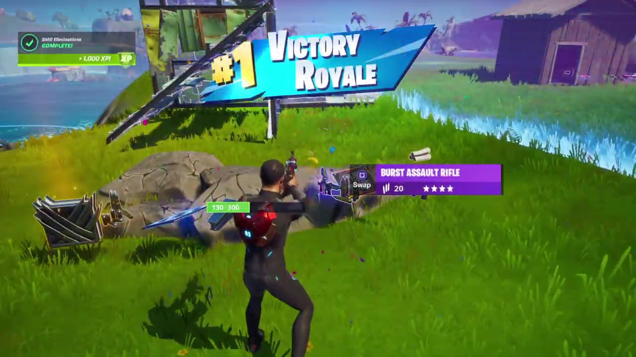Victory Battle Royale Fortnite Tony Stark - YouTube