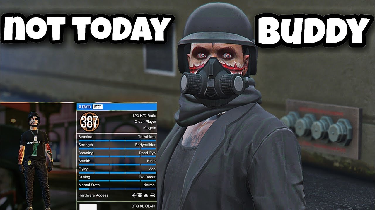 tryhard rage quits on the spot and runs away GTA V online - YouTube