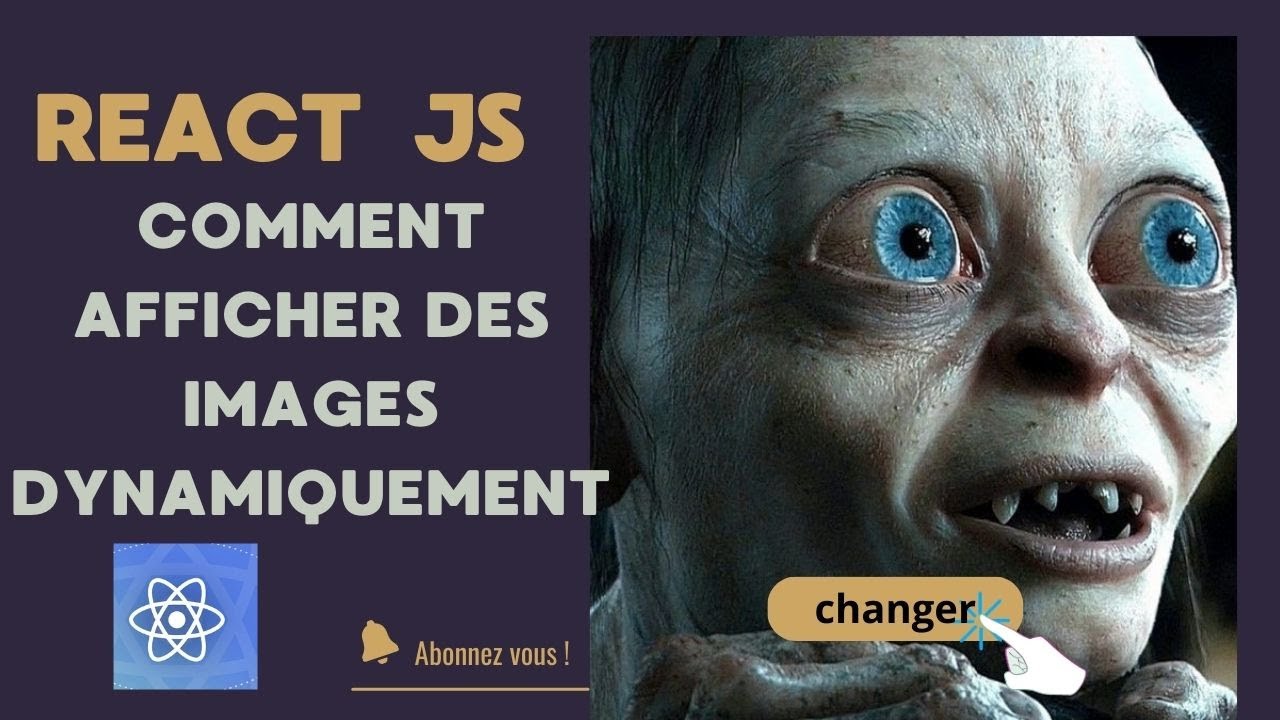 REACT JS : Comment afficher des images dynamiquement - YouTube