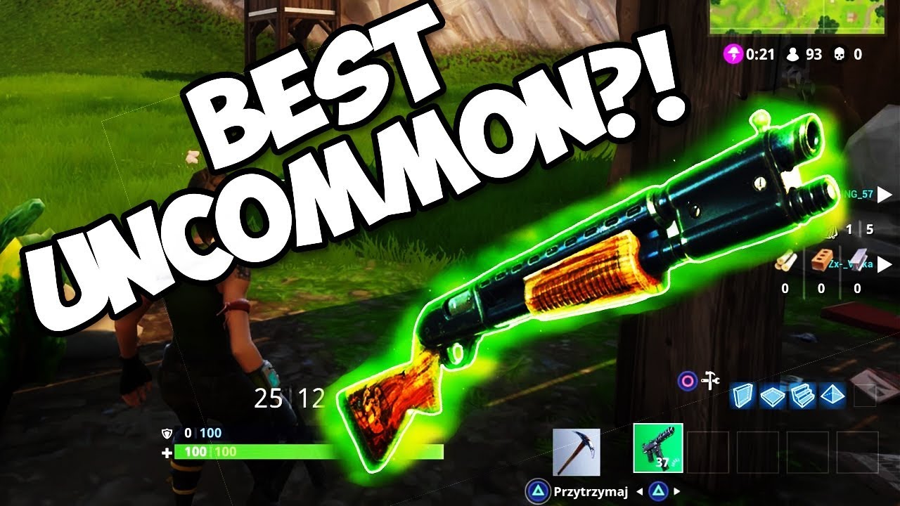 THE BEST UNCOMMON GUN ON FORTNITE (Fortnite Battle Royale) - YouTube
