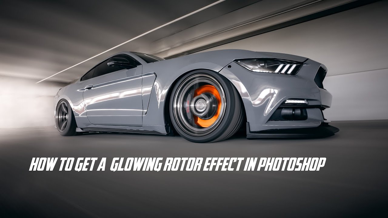 How to get a glowing rotor effect in Photoshop - YouTube