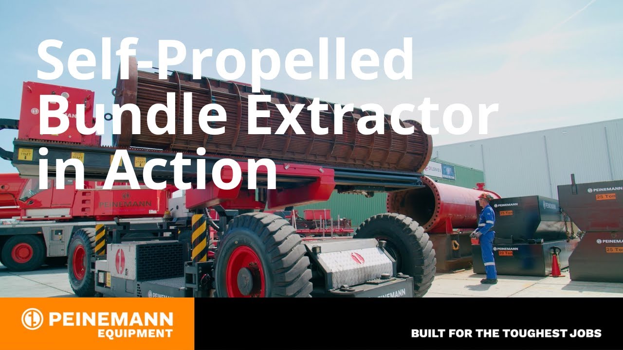 Self-Propelled Bundle Extractor in Action - Peinemann Equipment - YouTube