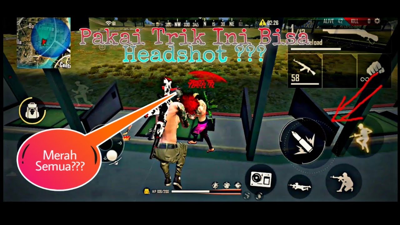 Trick / Cara Tembak Buat Pemula. 100% Headshot || Free Fire Indonesia - YouTube