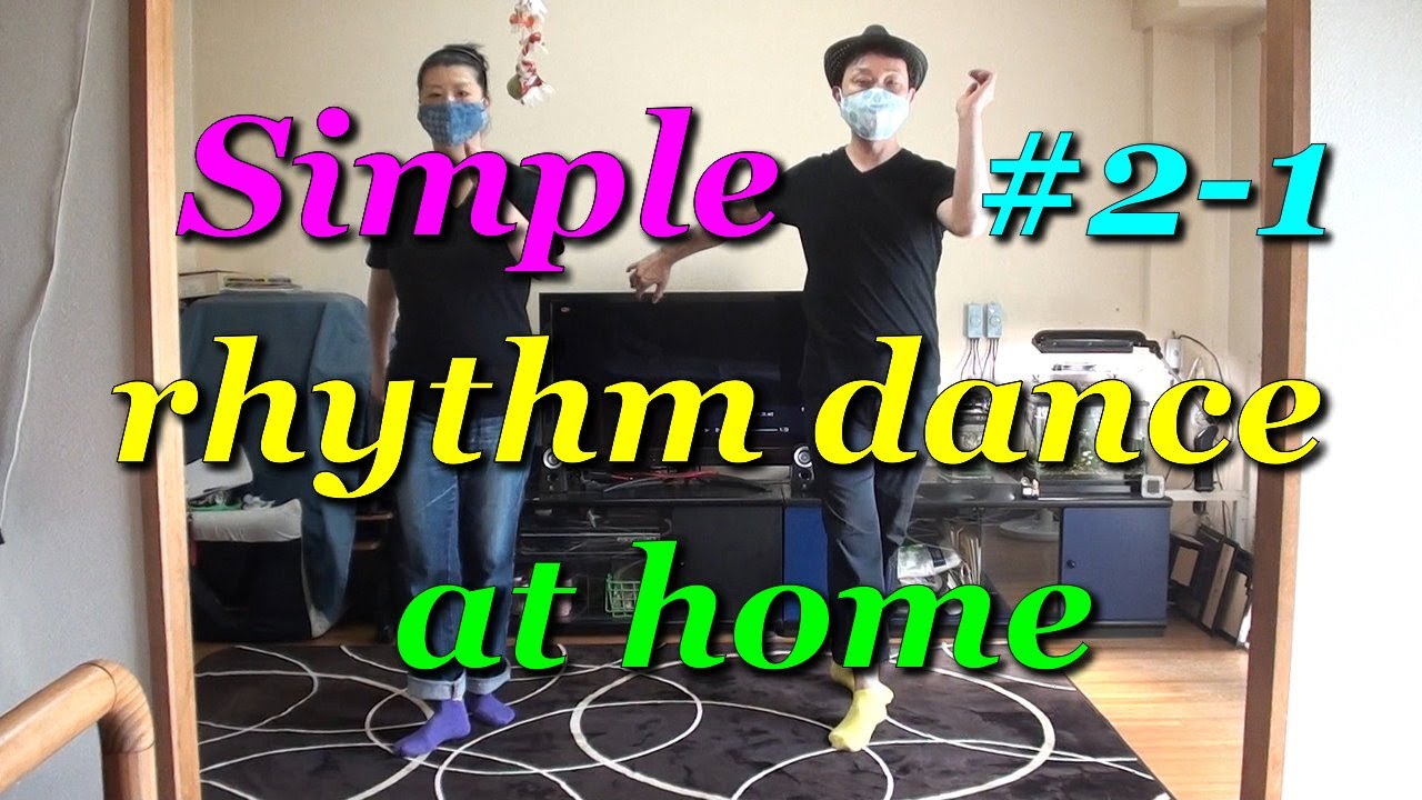 Simple rhythm dance at home #2-1 = English Subtitles - Japanese voice ...