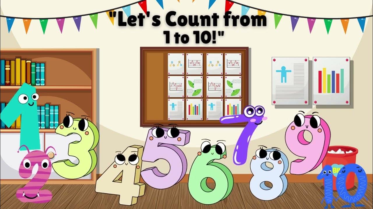 Sing Along to Counting 1 10! Fun Toddler Learning Video Engaging - YouTube