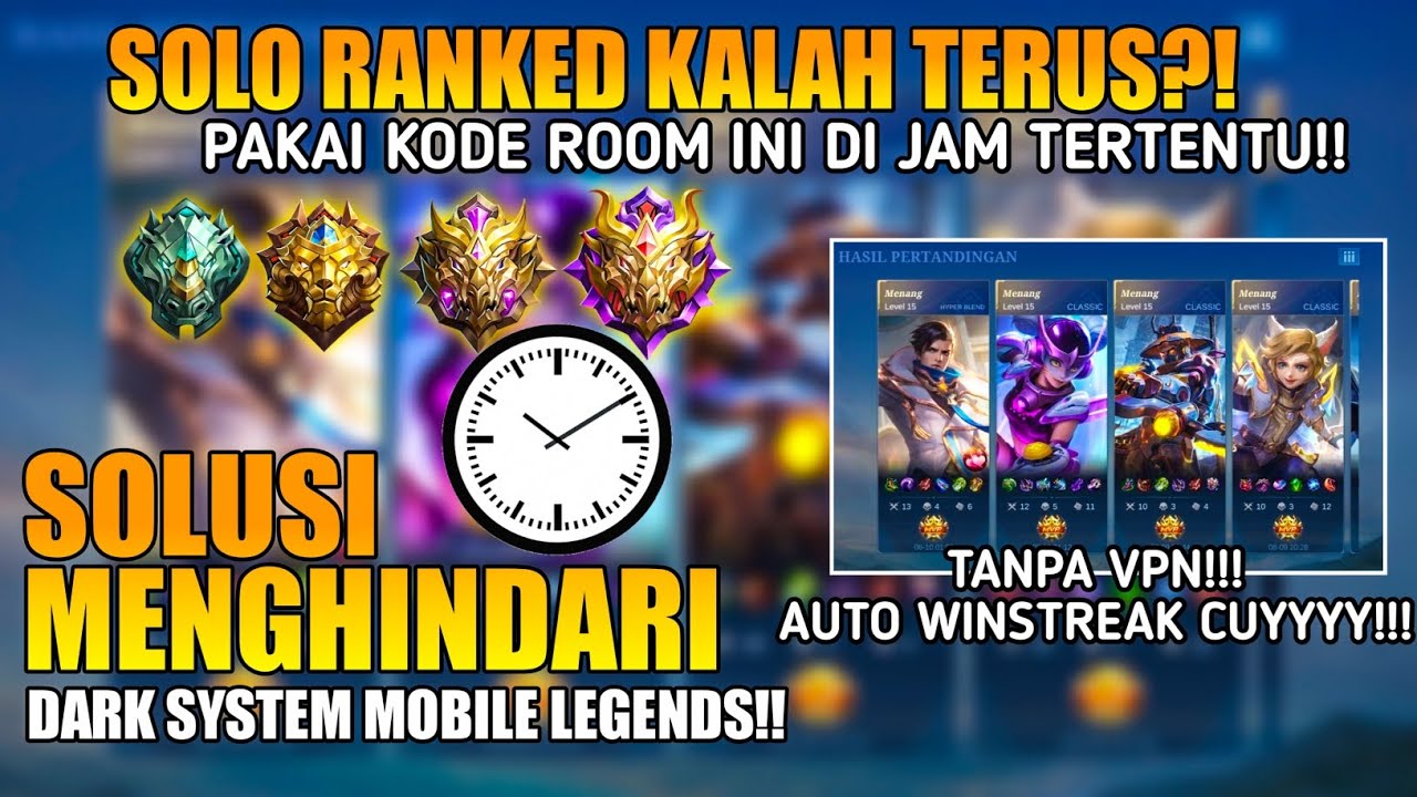 JAM DAN KODE TERBAIK PUSH RANK S29! CARA PUSH RANK MUSUH GAMPANG TANPA ...