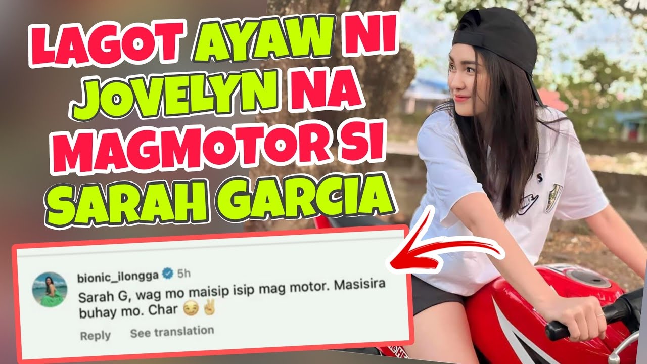 TEAM JORAH UPDATE | LAGOT NA JOVELYN GONZAGA HINDI PINAYAGANG MAG MOTOR SI SARAH GARCIA..🥰😁 ...