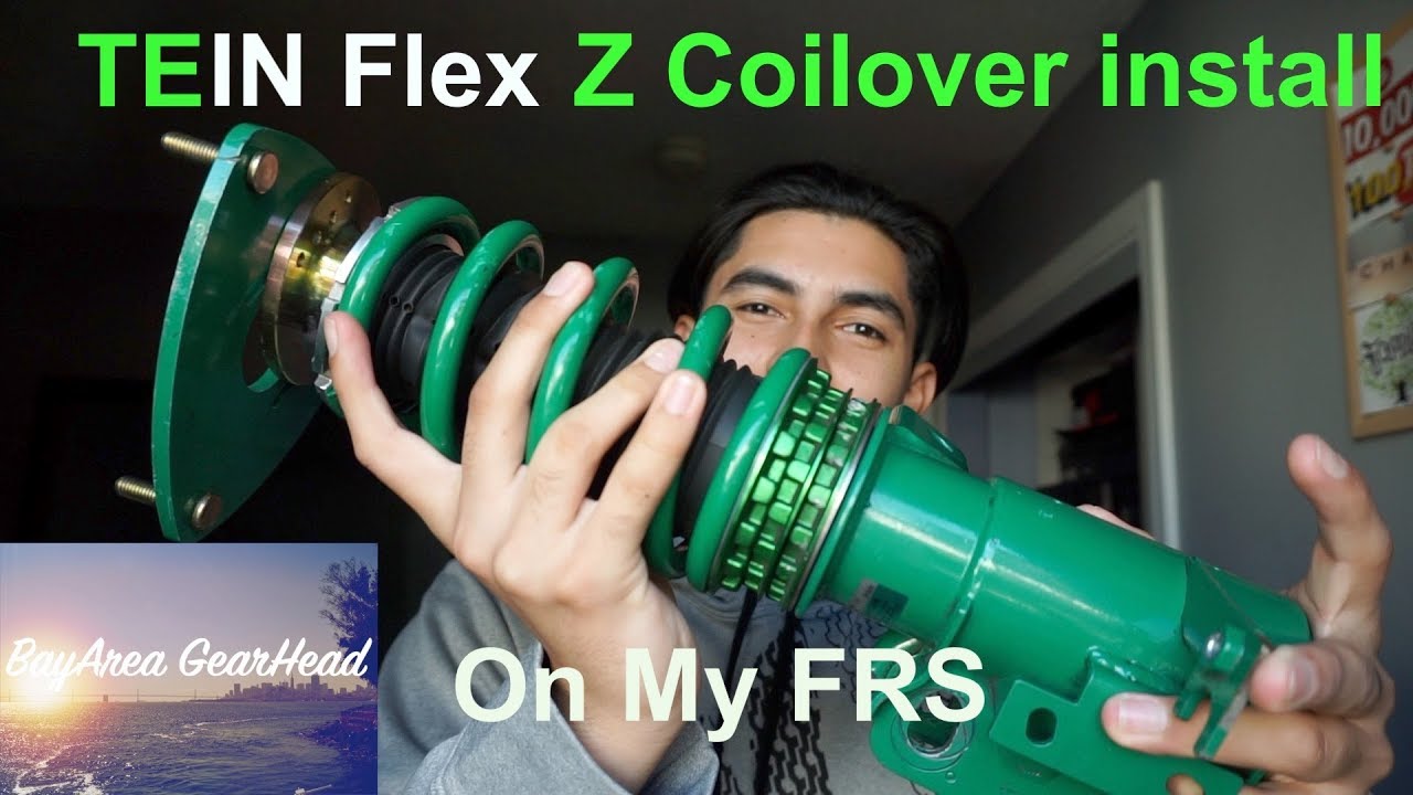 Installing new Coilovers on my Scion Frs || Tein flex Z Coilovers ...