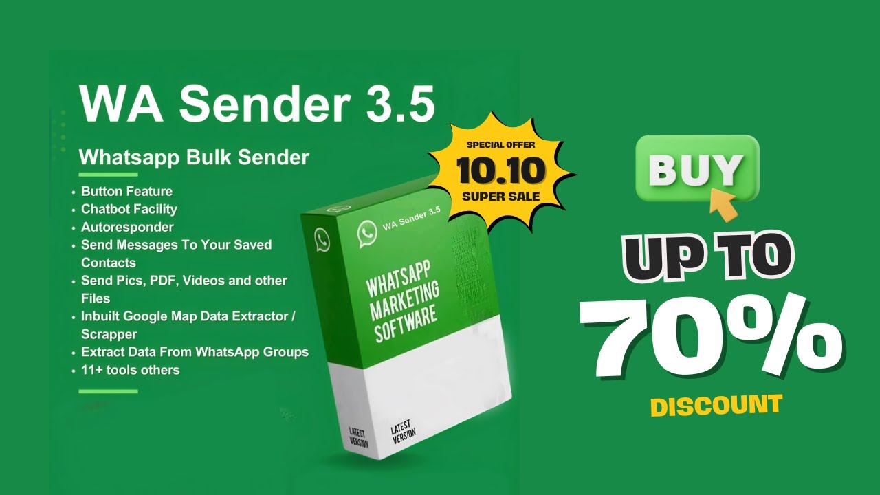 WA Sender Software: Send Bulk WhatsApp Messages in Seconds! - YouTube