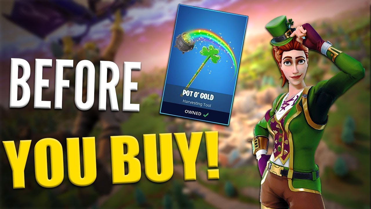 Pot O' Gold | SGT. Green Clover - Before You Buy - Fortnite - YouTube