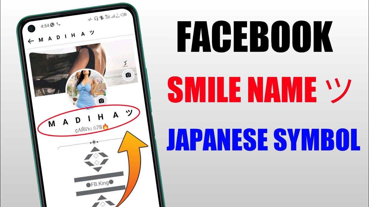 How to make smile name facebook account 2022 | Japanese symbol | create ...