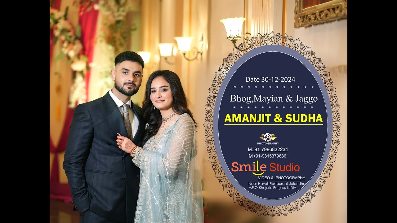 Amanjit & Sudha II Path shri sukhmani sahib Ji II Live By Smile Studio ...