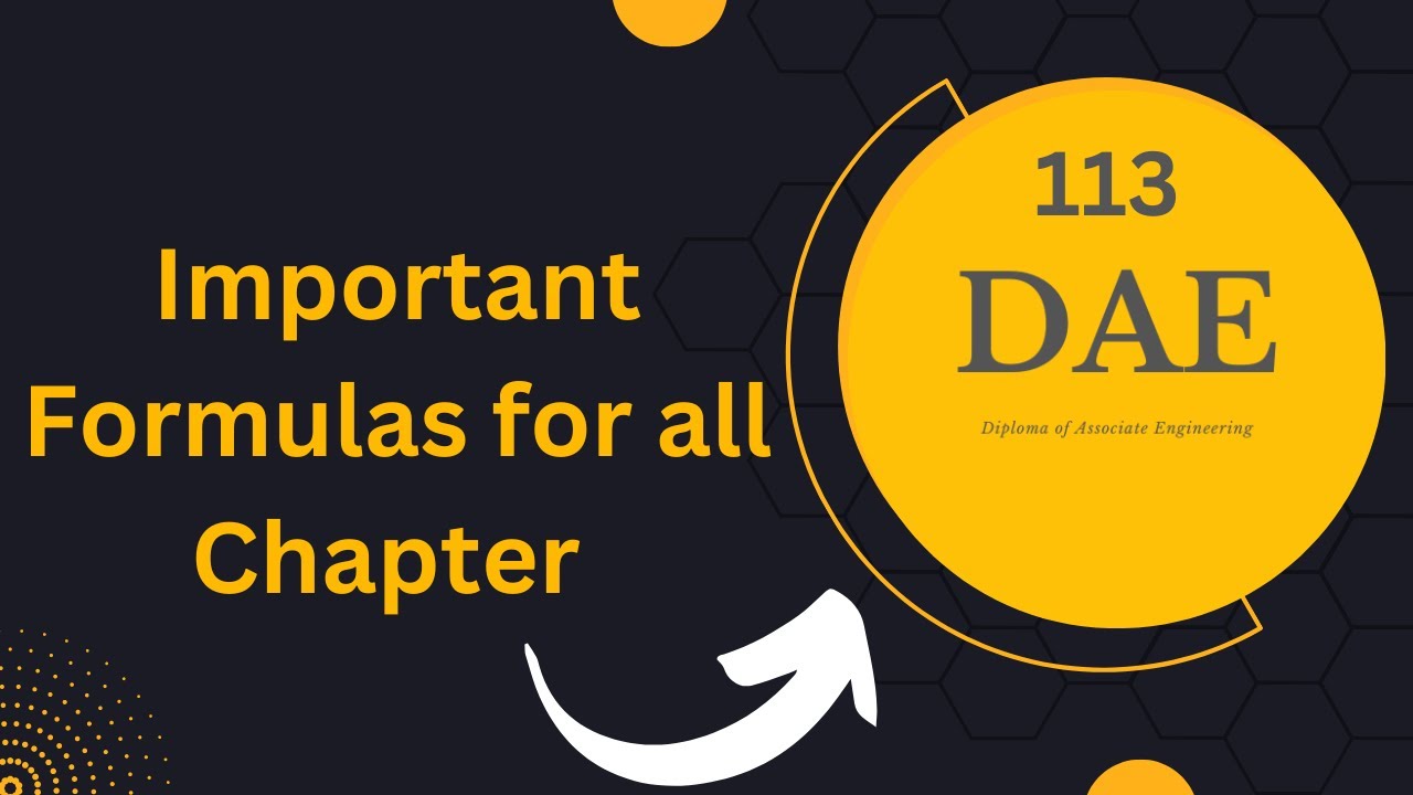 Math 113: Important Basic Formulas Explained - YouTube