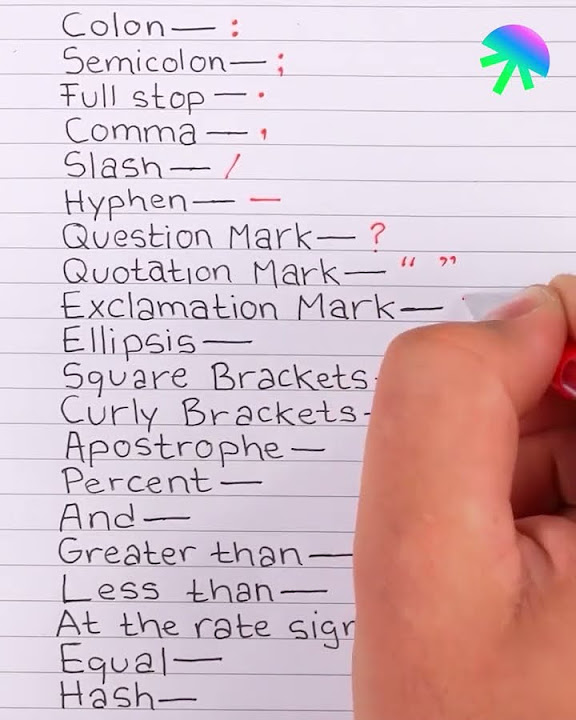 Symbols of English || How to pronounce. - YouTube