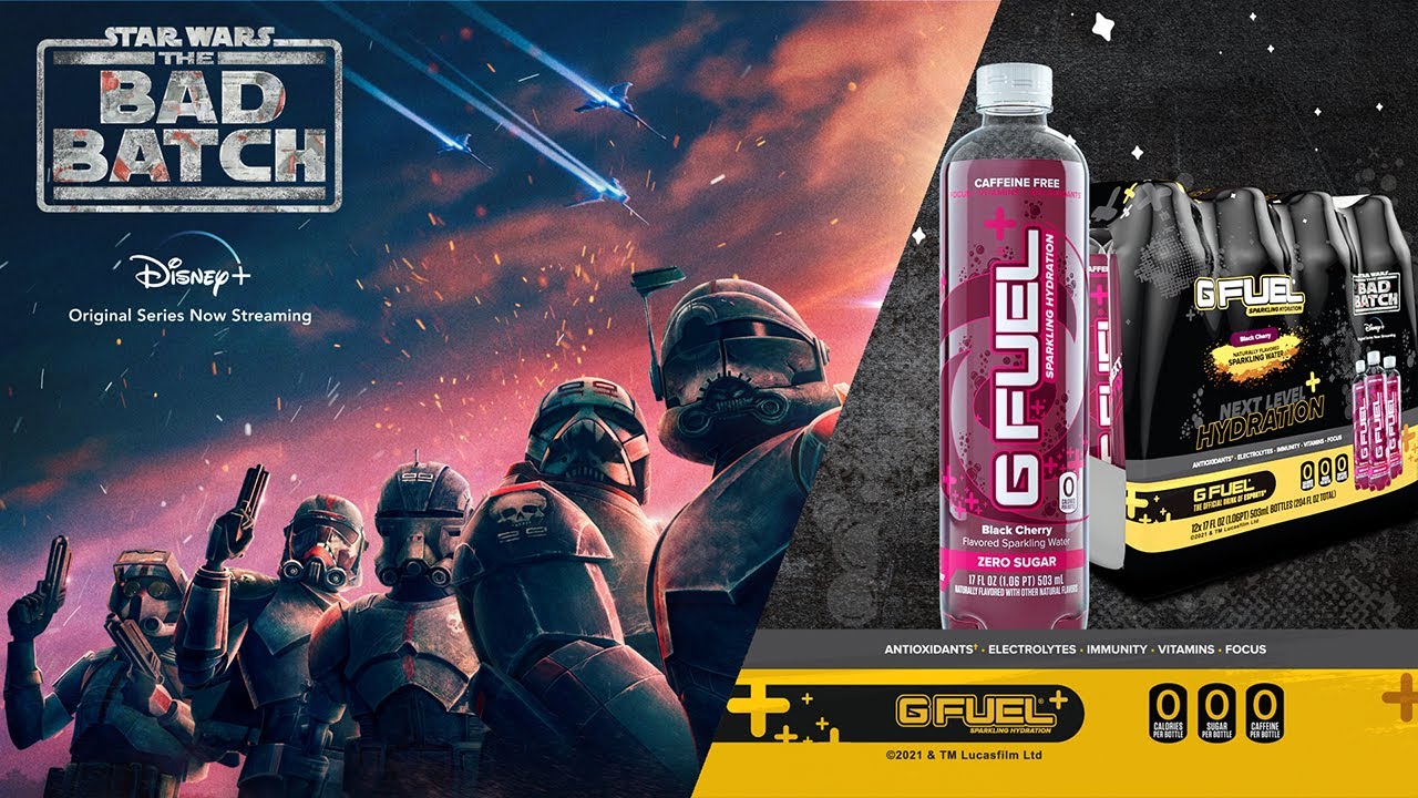 G FUEL Sparkling Hydration | The Bad Batch - YouTube