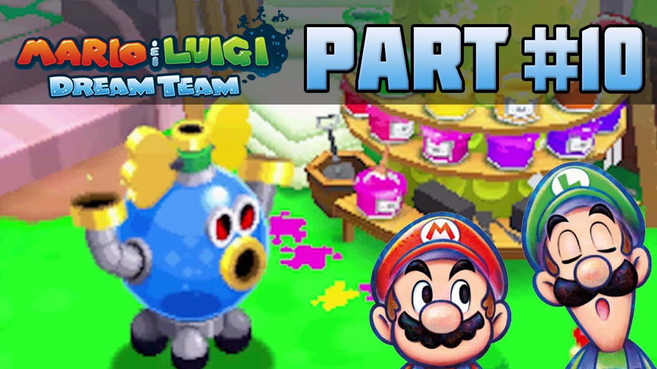 Mario and Luigi: Dream Team - Part 10: Boss Battle Grobot and Katamari ...