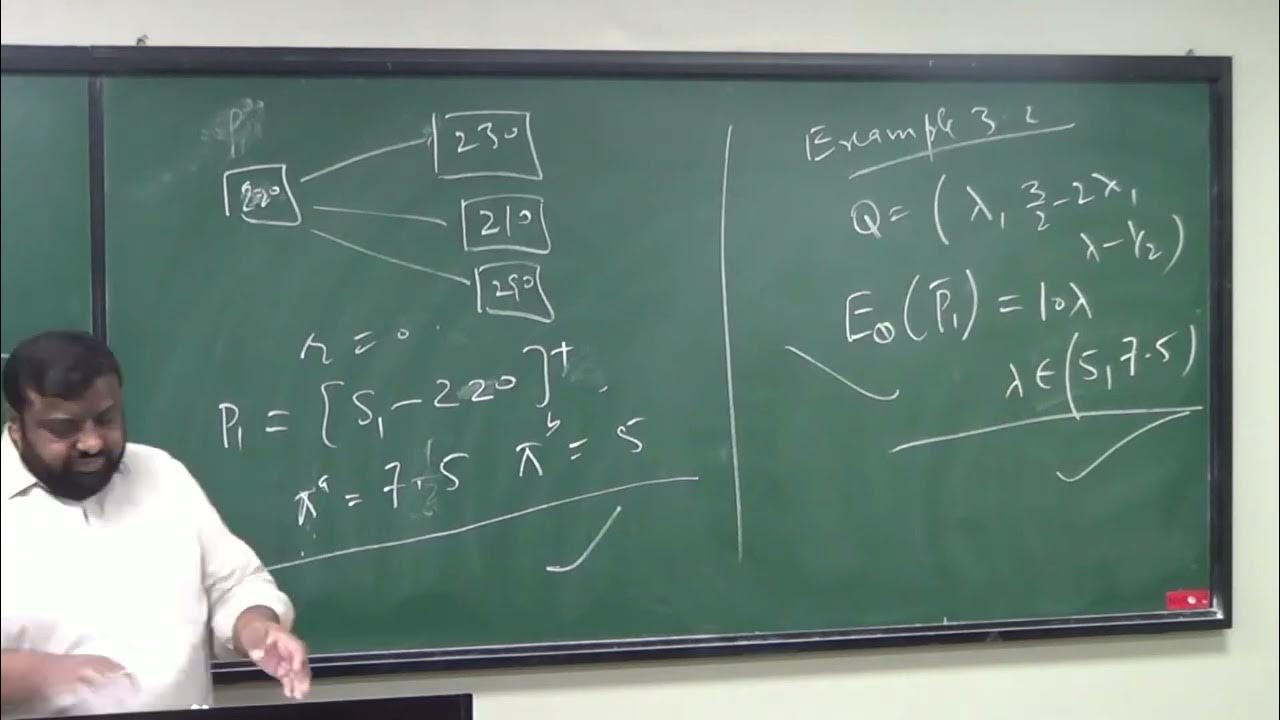 Lecture 3 Part 3 Generalized single period model with m stocks and n scenarios - YouTube