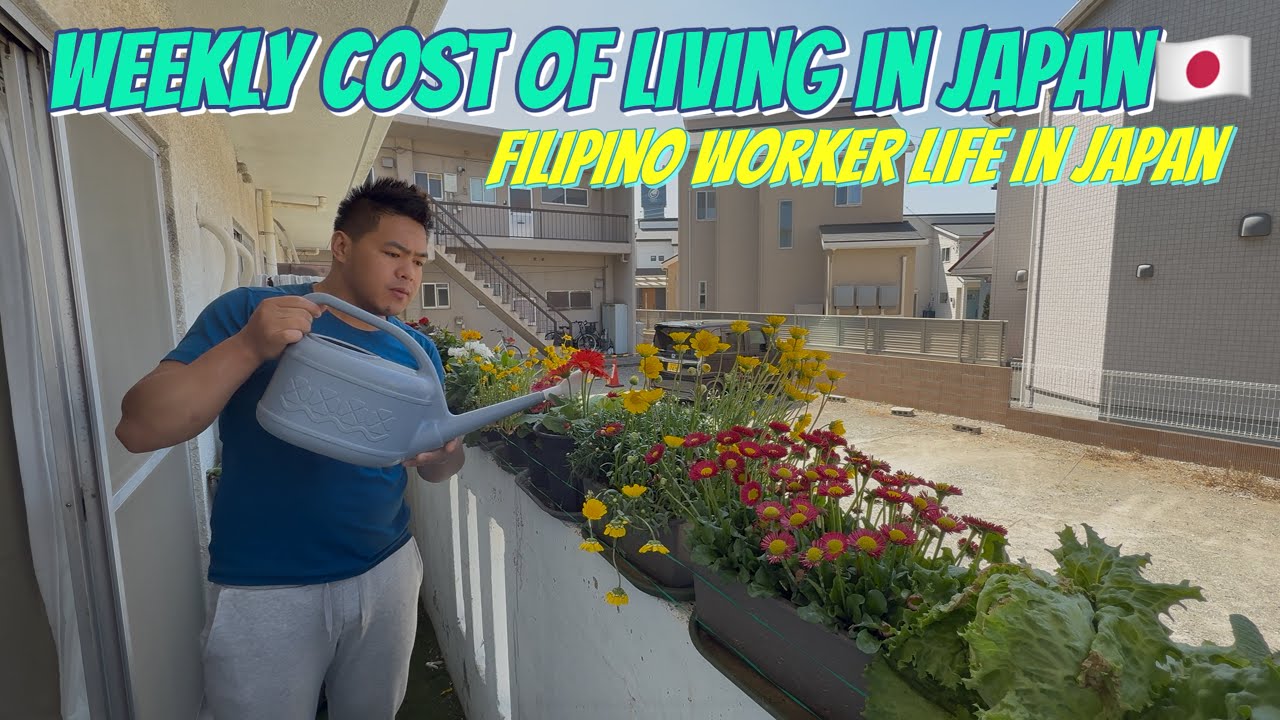 Weekly cost of living in Japan 🇯🇵/shopping after work/cooking/gardening ...