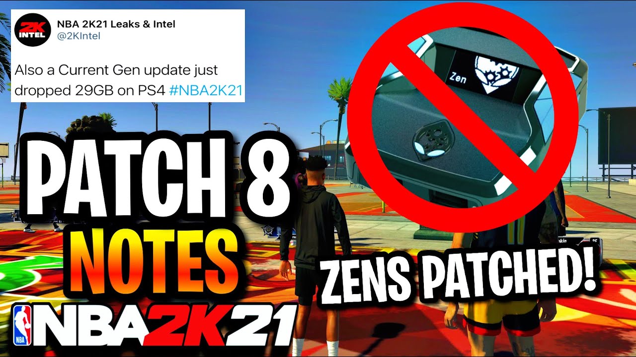 *ZENS* Patched!? Patch 1.08 Notes on NBA 2K21 Current Gen!! StrikePacks ...