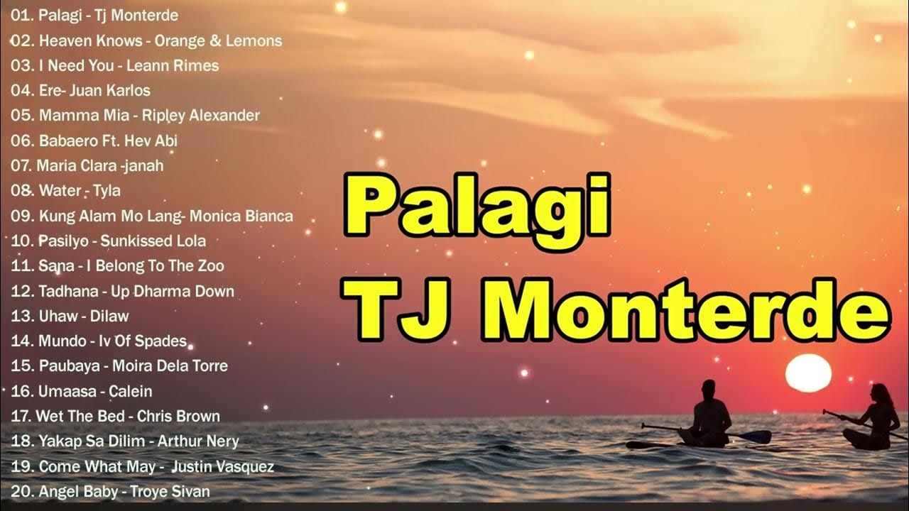 Tj Monterde - Palagi [Lyrics] 💗 Best OPM Tagalog Love Songs | OPM Tagalog Top Songs 2024 #vol1 ...