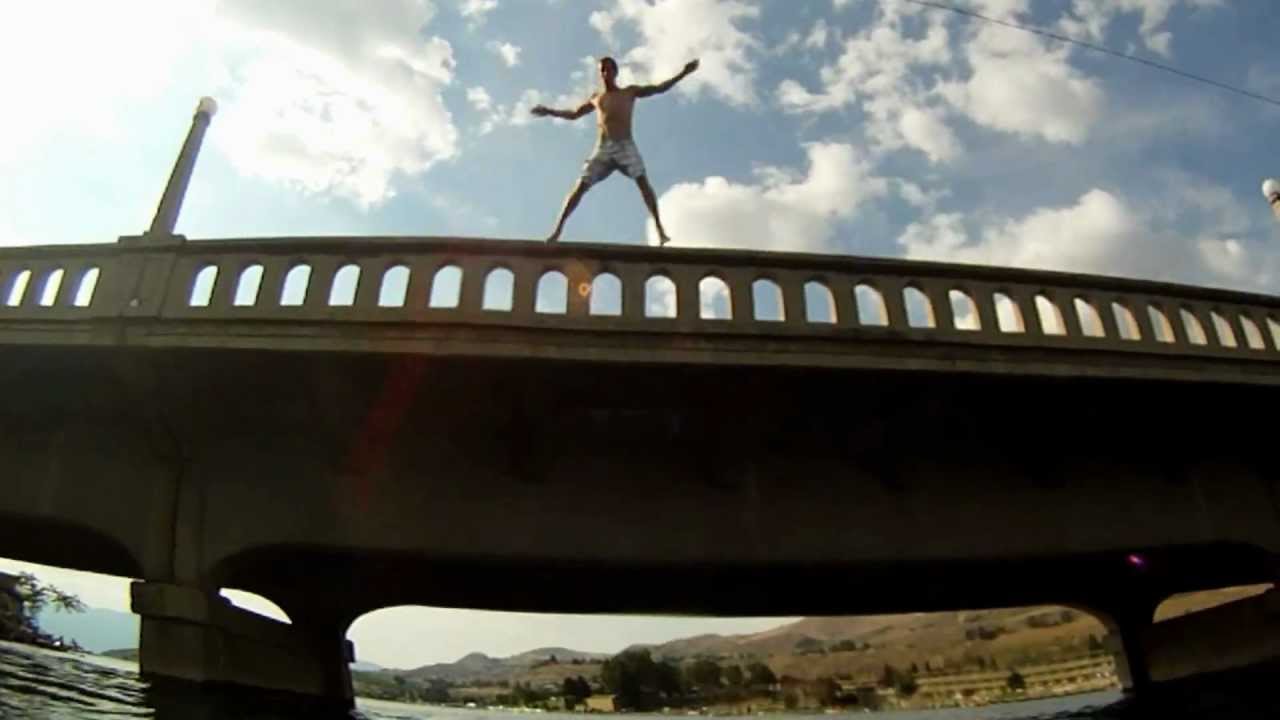 Bridge Jumping in Lake Chelan - YouTube