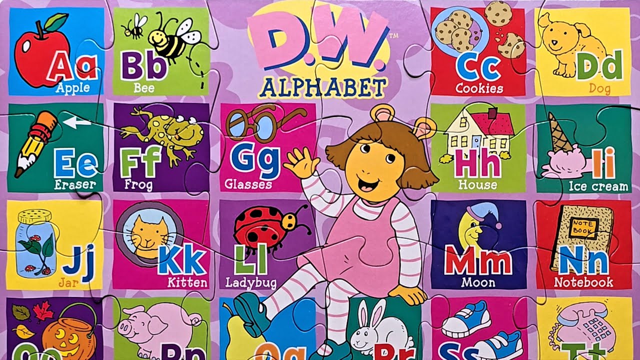 PBS Kids Arthur D.W. Learning the Alphabet Jigsaw Puzzle ⭐️🧩 - YouTube