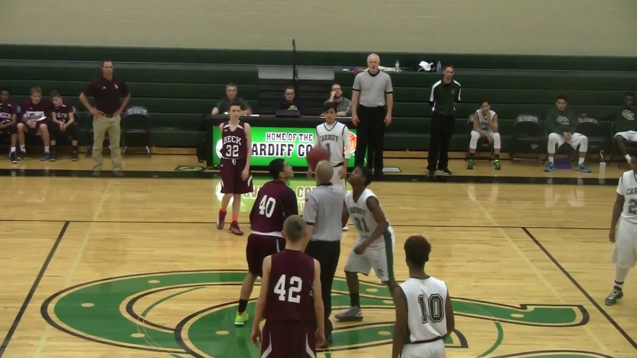 Highlight - Beck vs. Cardiff Middle School (Basketball) - YouTube