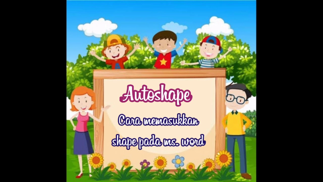 Autoshape dan Cara Memasukkan Shape Pada Microsoft Word - YouTube