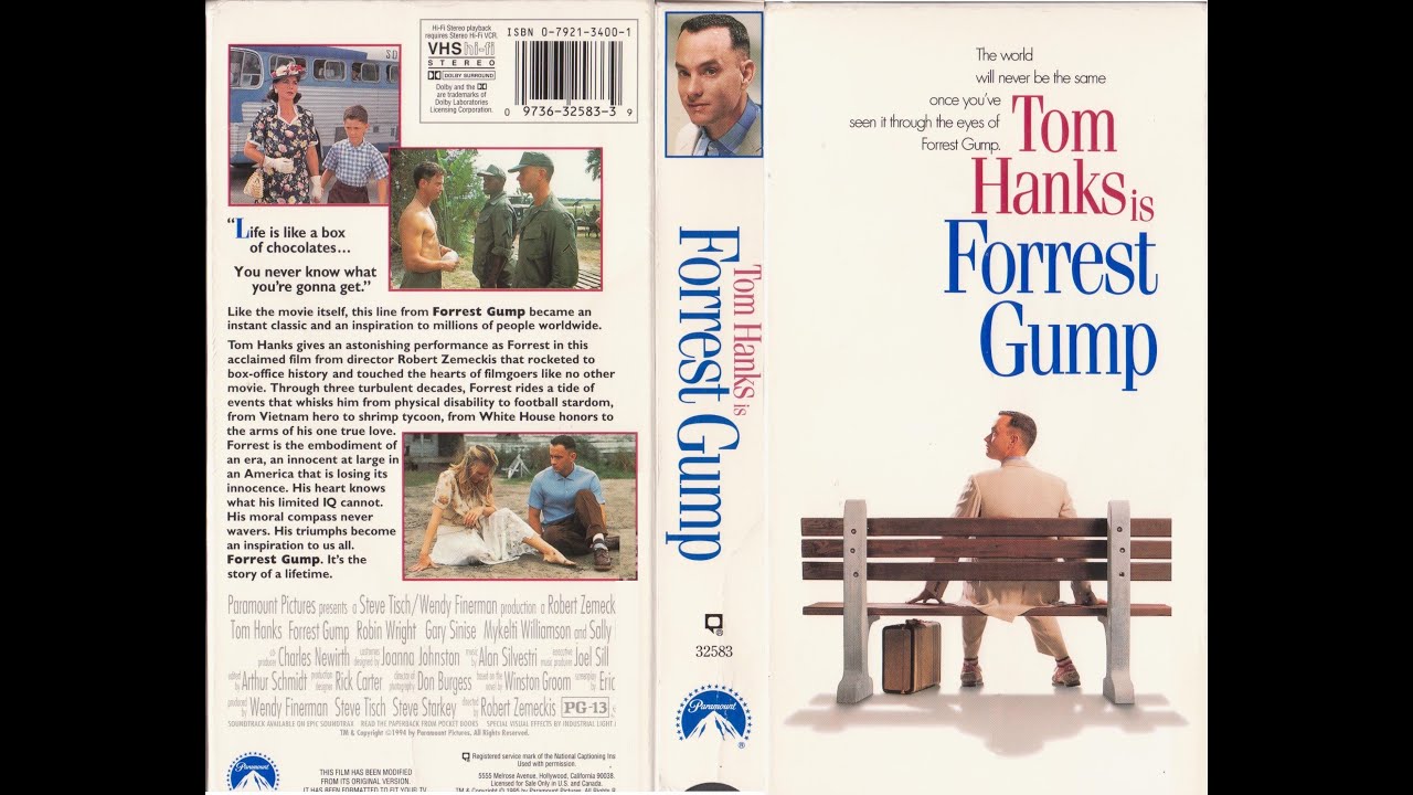 Forrest Gump VHS Beginning Promo - YouTube