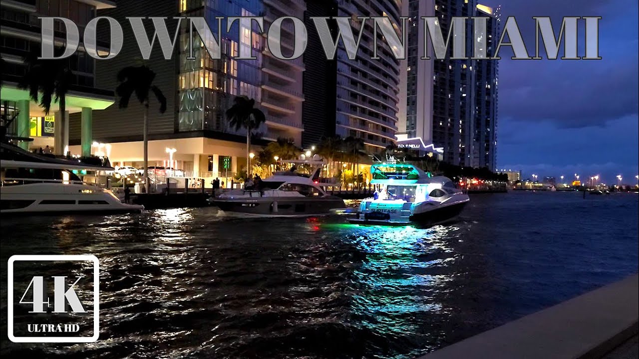 DOWNTOWN MIAMI SEPTEMBER 4K UHD 60FPS FLORIDA USA - YouTube