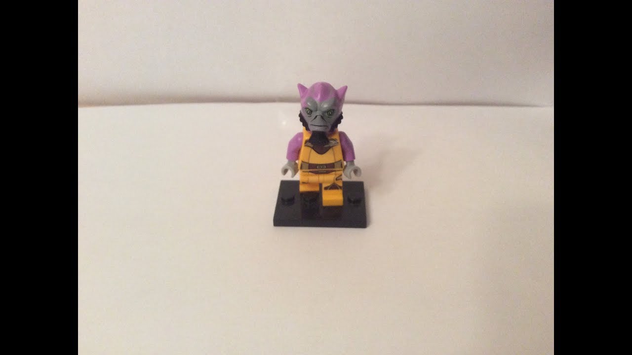 Star Wars Lego Zeb Orrelios Minifigure Review. - YouTube