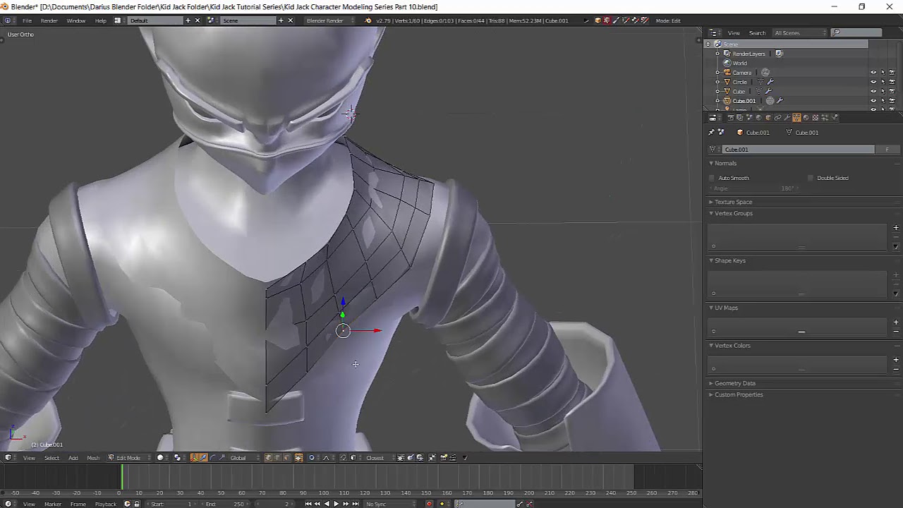KID JACK: Blender Character Creation Series Part 11 - YouTube
