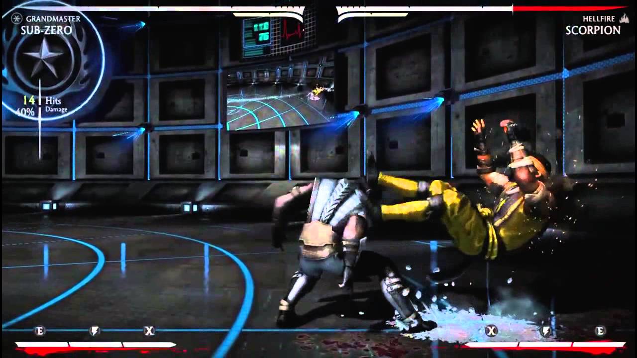 MKX Sub Zero Grandmaster 40% meterless corner combo - YouTube