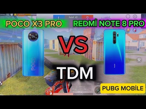 POCO X3 PRO VS REDMİ NOTE 8 PRO - PUBG MOBİLE !😱 TDM VS (2025)