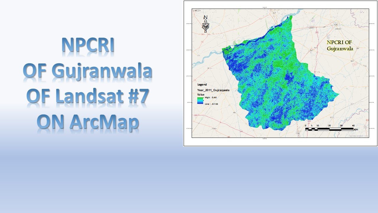 Normalized Pigment Chlorophyll Ratio Index (NPCRI) Of Landsat #7 Image ...
