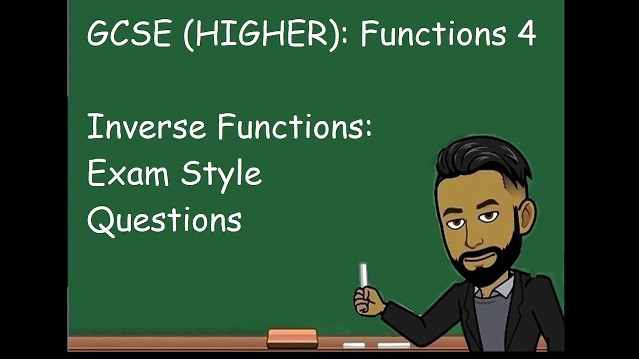 GCSE Maths (Higher): Functions 4 - Inverse Functions Exam Questions - YouTube