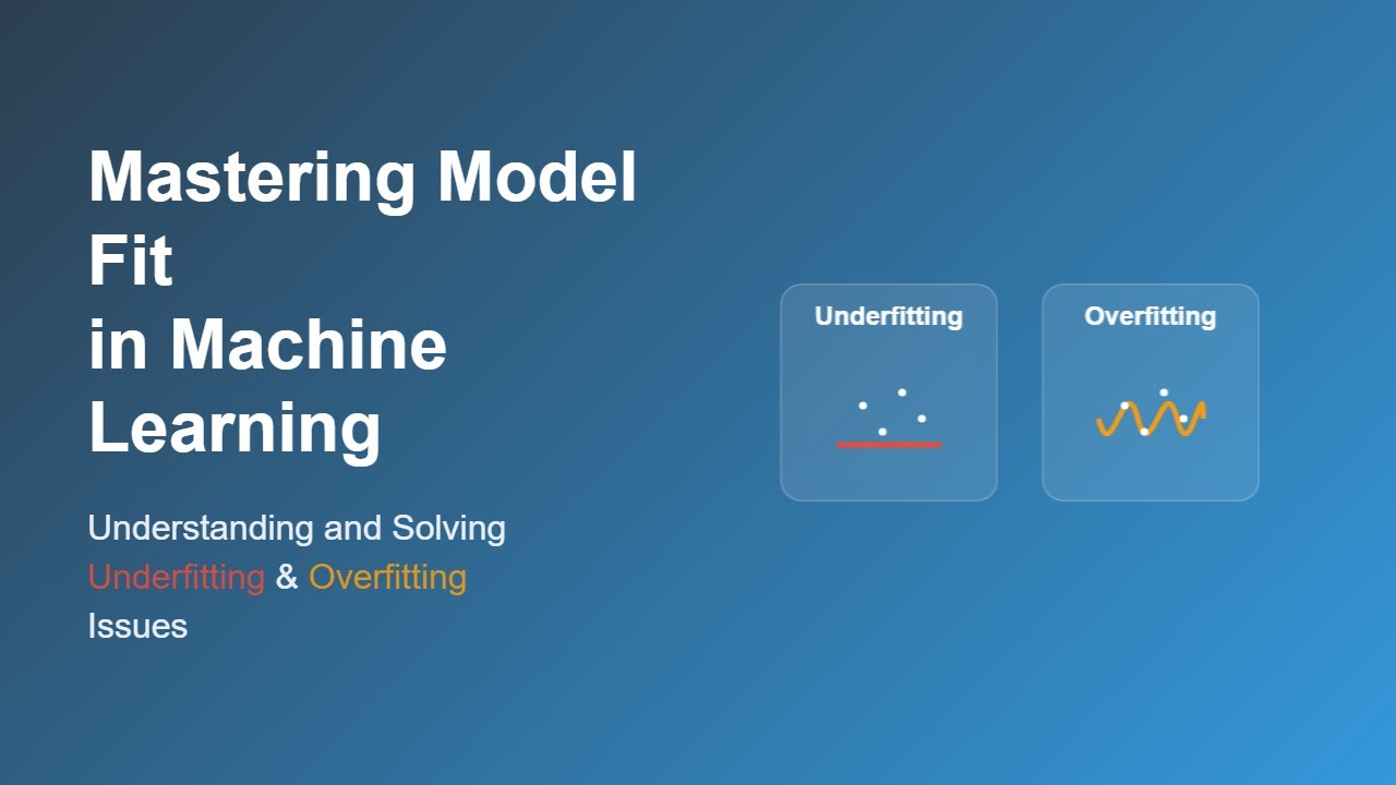 Overfitting & Underfitting Explained! (Machine Learning Basics) - YouTube