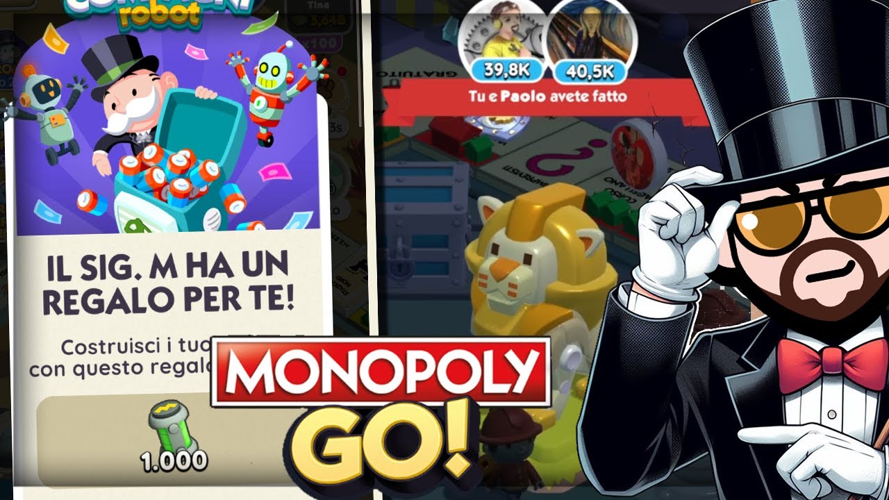 Compagni ROBOT + Magia D'Oro + FIX Modalità Aereo | Monopoly GO! ITA ...