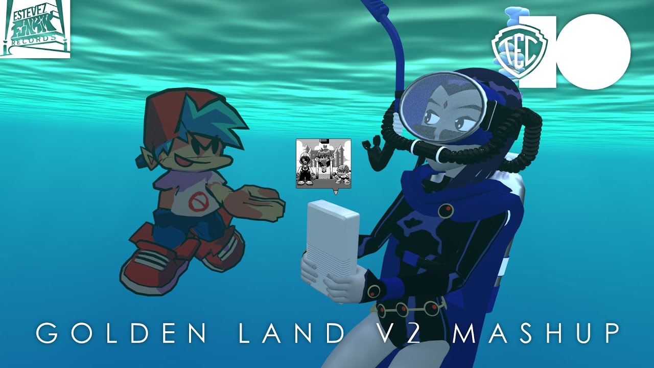 Golden Land V2 Mashup | Friday Night Funkin': Mario's Madness V2 - YouTube