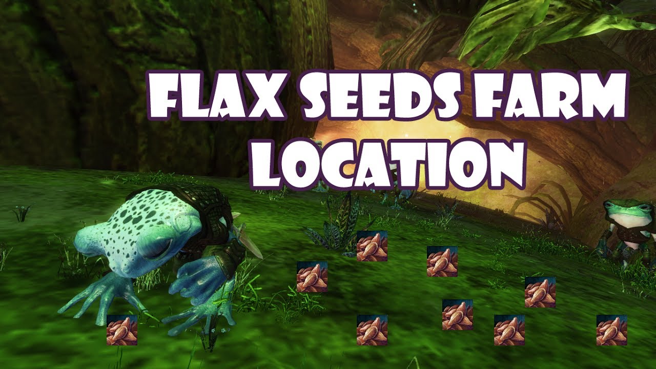 Guild Wars 2: HoT - Verdant Brink: Flax Seeds Farm Location - YouTube