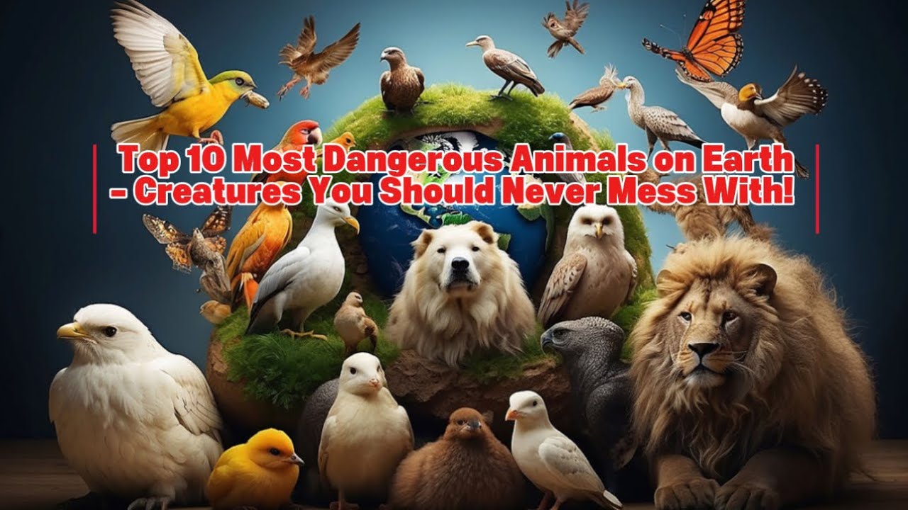 ⚠️ Top 10 Most Dangerous Animals on Earth – Creatures You Should Never ...