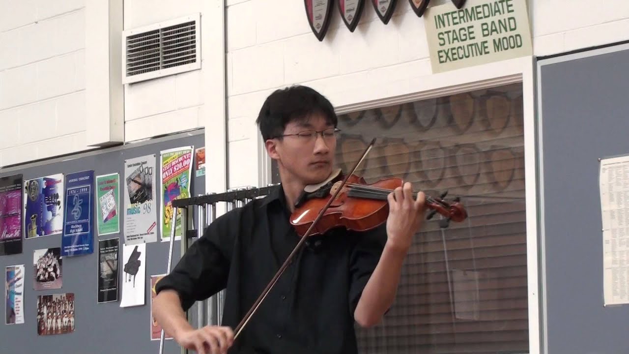 Bruch Violin Concerto in G minor 2nd Mvt, Op. 26 - Brendan Chong - YouTube